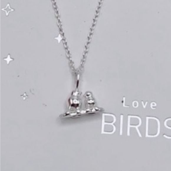 love birds | Jewelry | Silver Bird Pendant Necklace | Poshmark
